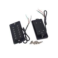 China 5 Magnet Alnico Humbucker Pickup Set N17.9K/B18.8K With Carbon Fiber Cover for sale