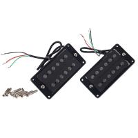 China 5 Magnet Alnico Humbucker Pickup Set N17.9K/B18.8K With Carbon Fiber Cover for sale
