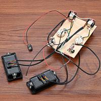China Guitar Active Pickups Humbucker Pickup 9V battery power supply Black for sale