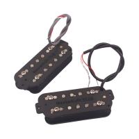 China Alnico V 7 Strings Humbucker pickups Double Coil Pickup set carbon steel Black Vintage electric guitar for sale