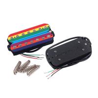 China 7 Strings Rainbow Humbucker Pickup Alnico 5 Magnet Double Coil Pickups Staggered Electric Guitar With Screws for sale