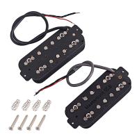 China 7 Strings Humbucker Pickups Alnico V Double Coil Pickup Set Staggered Rosewood Electric Guitar with screws for sale