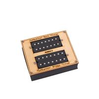 China 7 Strings Humbucker Pickups Alnico V Double Coil Pickup Set Staggered Vulcanized Fiber Electric Guitar with screws for sale
