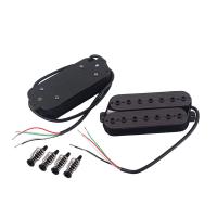 China Silver Alnico 5 Guitar Pickup with 13-14K Resistance and 7 Strings Compatibility for sale