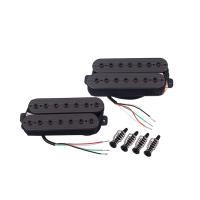 China 7 Strings Alnico V Humbucker Pickup Double Coil Pickup Set Hex Nut Adjustable Pole Pieces Electric Guitar for sale