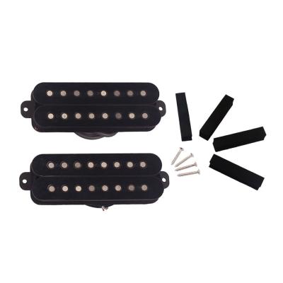 China Alnico 5 Humbucker Pickups Double Coil Pickup Set 8 strings Electric Guitar Vulcanized Fiber cover for sale