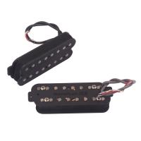 China Vintage Alnico 5 Humbucker Pickups Double Coil Pickup Set N13.8K/B16.6K Output 8 Strings With Screws for sale