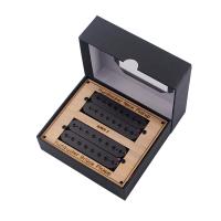 China Alnico V 8 Strings Humbucker Pickups Adjustable Hexagon Nut Double Coil Pickup Set Vintage for sale