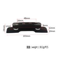 China A Style Adjustable Mandolin Bridge Ebony Mandolin Bridge Polished for sale
