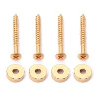 China Gold Guitar Neck Joint Bushings And Bolts For Electric Guitar Pack Of 4 for sale