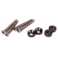 China Ergonomic Metal Guitar Neck Ferrules Tool Set With Durability Silver Screws for sale