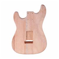 China Solid Maple Wood Unfinished Bass Body For Strat ST Guitar DIY Parts Polished for sale