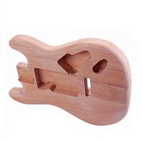 China Solid Maple Wood Unfinished Bass Body For Strat ST Guitar DIY Parts Polished for sale