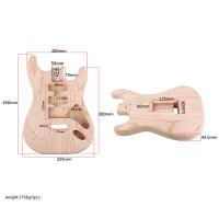 China Natural Wood Guitar Body Strat ST Electric Guitar Body Stratocaster Shape for sale