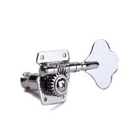China Set Of 4 Pcs Silver Open Gear Acoustic Guitar Tuning Pegs Replacement for sale