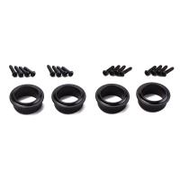 China 4R Black Bass Guitar Tuning Pegs Heads Knobs Tuners Open Frame for sale