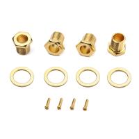 China Set Of 2L2R Gold Bass Tuning Pegs Tuning Machine Heads Acoustic Electric Guitar Parts for sale