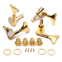 China Set Of 2L2R Gold Bass Tuning Pegs Tuning Machine Heads Acoustic Electric Guitar Parts for sale