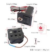 China Acoustic Guitar Parts Digital Guitar Preamp Piezo ISYS+ EQ Preamp System Amplifier Adjustable Sound for sale