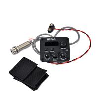 China 4 Bands Acoustic Guitar Preamp Equalizer With Digital Procedding Tuner for sale