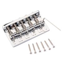 China 5 String Guitar Bridge Set Zinc Alloy Electric Bass Guitar Bridge With Wrench for sale
