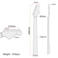 China Gloss Finished  ST Electric Guitar Neck with Rosewood Fretboard Material for sale