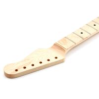 China Satin Finish Maple Wood Guitar Neck Six  String ST Electric Guitar Neck Replacement for sale