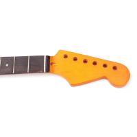 China Maple Wood Rosewood Guitar Neck 6 String Guitar Neck Glossy Finish for sale