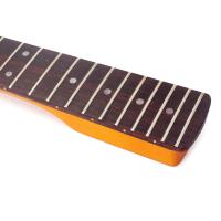 China Maple Wood Rosewood Guitar Neck 6 String Guitar Neck Glossy Finish for sale