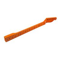 China Darker Orange TL Electric Guitar Neck Maple Matte Finish 22 Fret Guitar Neck for sale