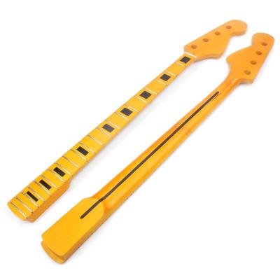 China Length 873MM 5 String Bass Guitar Neck Fingerboard 21 Frets Headstock Adjustment for sale