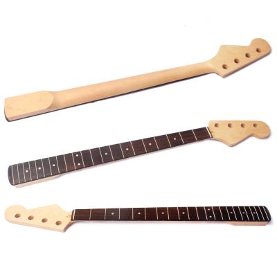 China Maple Wood 5 String Electric Bass Guitar Neck Fingerboard 21 Frets Headstock Adjustment for sale