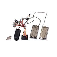 China Active Guitar Humbucker Pickup For 6 Strings Gibson Lp Guitar With Metal Cover 3 Way Selector Switch for sale