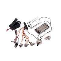China Active Guitar Humbucker Pickup For 6 Strings Gibson Lp Guitar With Metal Cover 3 Way Selector Switch for sale