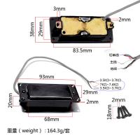 China LP Style Mini Humbucker Bass Pickups Humbucker  With Ceramic Magnet for sale