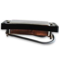 China Chrome Black Mini Humbucker Set For LP Style Mini Electric Guitar Bridge Neck Pickups With Screws for sale