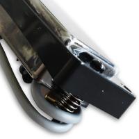 China Chrome Black Mini Humbucker Set For LP Style Mini Electric Guitar Bridge Neck Pickups With Screws for sale