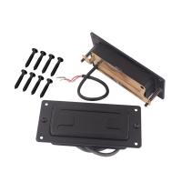 China Chrome Mini Humbucker Pickups With Metal Ring Neck And Bridge For LP Electric Guitar for sale