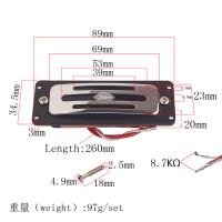 China Electric Bass Pickup Vintage Style Diamond Single Coil For Guitar TOASTER Hofner for sale
