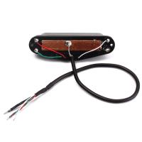 China Ceramic Single Coil Bass Pickup Dual Rails DC Resistance 9~10kΩ With Screws Springs for sale