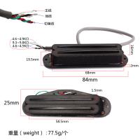 China Hot Rail Twin Blade Guitar Single Coil Pickup Ceramic For TL Gibson Stratocaster Guitars for sale