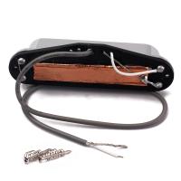 China Chrome Plated Plastic Dual Rail Guitar Pickup Single Coil DC Resistance 9.3K for sale