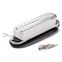 China Chrome Plated Plastic Dual Rail Guitar Pickup Single Coil DC Resistance 9.3K for sale