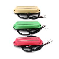 China SSS Ceramic Magnet Mini Guitar Pickup Hot Rail Chrome Dual Rail High Output for sale
