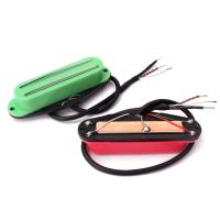 China SSS Ceramic Magnet Mini Guitar Pickup Hot Rail Chrome Dual Rail High Output for sale