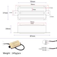 China High Output Mini Humbucker Pickup Dual Rail N9K/B18K For TL Gibson Electric Guitar for sale