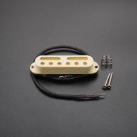 China Hot Rails Guitar Pickup Cream Noiseless Double Coil For Cigar Box Guitar for sale