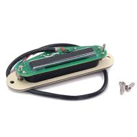 China Hot Rail Mini Humbucker Pickup Ceramic Chrome Yellow Pearl Pickup Ring N5.8K/B11.7K for sale