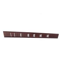 China Rosewood Guitar Fretboard Arycle Inlaided With Trapezoid Fret Markers for sale