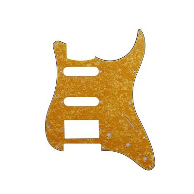 China SSH 3-Ply Pickguard With Screw Mount 11 Holes For FD ST Electric Guitar Scratch Plate Guitar Accessories Parts for sale